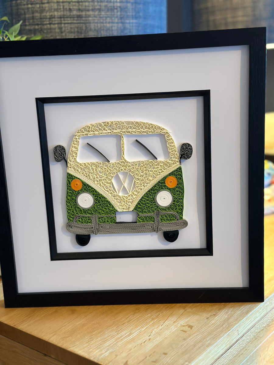 Quilled Paper VW Camper Picture – The Quilling Guy
