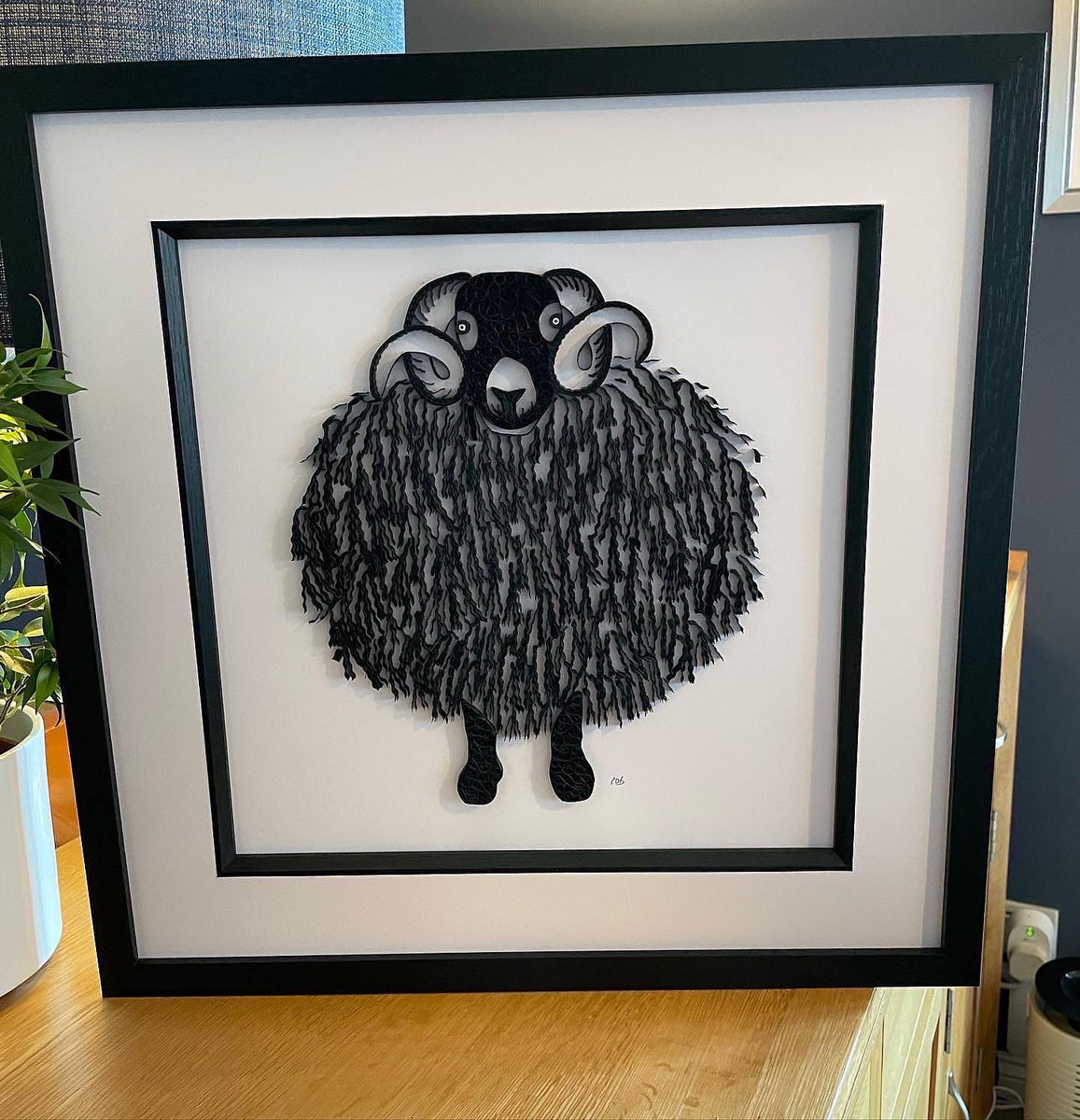 Quilled Ram Picture – The Quilling Guy